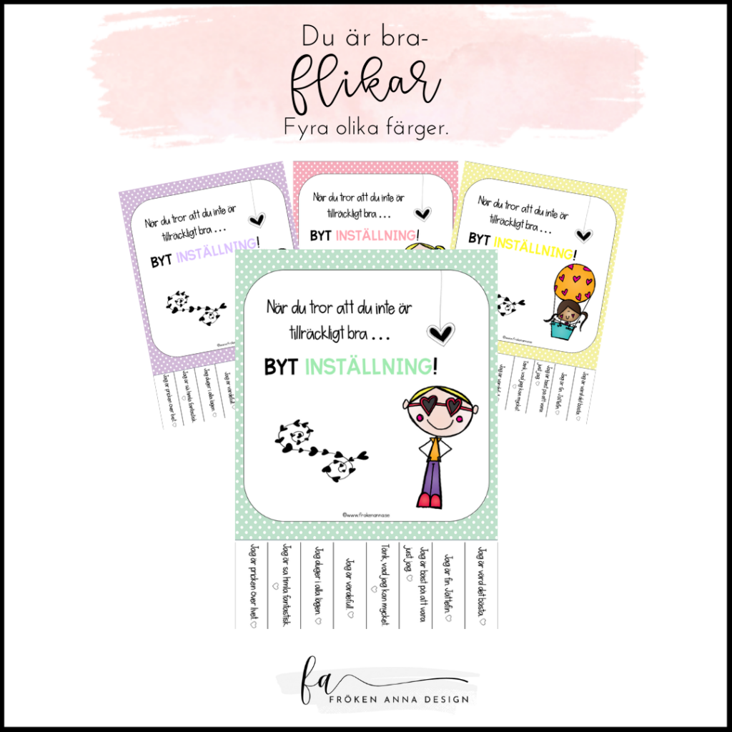 Du är bra – flik – Fröken Anna