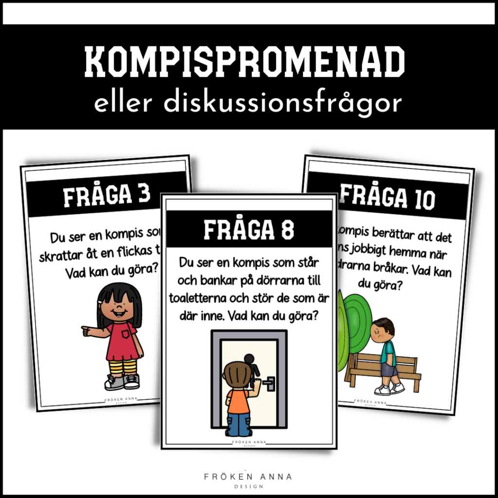 Materialpaket: En bra kompis / värdegrund - Fröken Anna