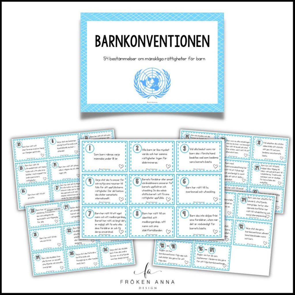 BARNKONVENTIONEN - Fröken Anna