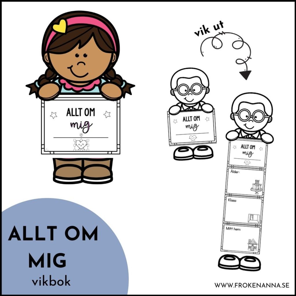 Allt om mig – vikbok – Fröken Anna