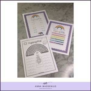 Startuppgift:Dagens/Veckans tal 0-9 - Fröken Anna