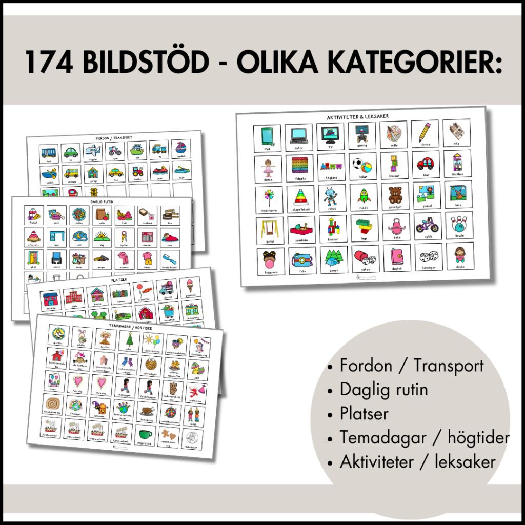 Bildstöd START: Veckoschema & 174 bildstöd – Fröken Anna