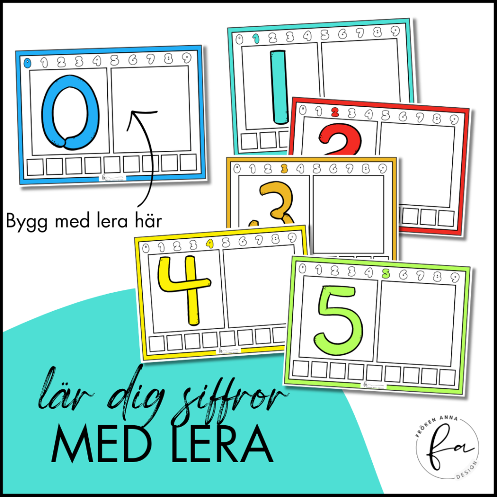 Siffror med Leklera - Fröken Anna