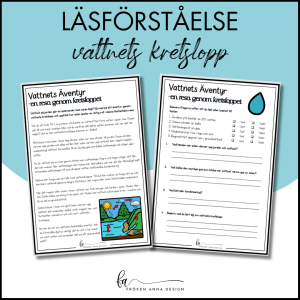 PAKET: Vattnets kretslopp - Fröken Anna