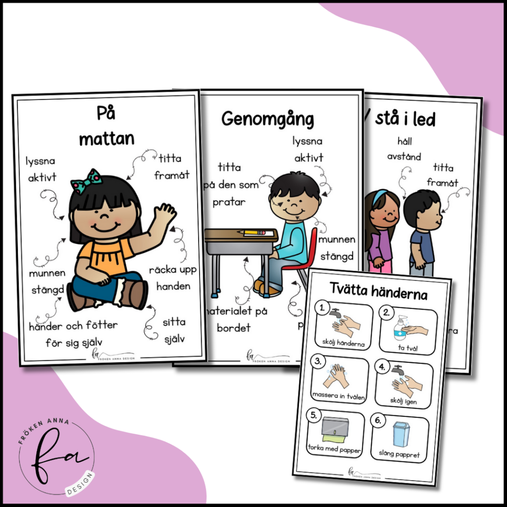Dagliga rutiner i skolan och förskolan: Bildstöd / Visuellt stöd ...