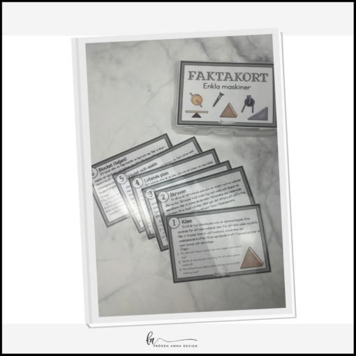 Enkla maskiner: Posters och arbetsblad - Fröken Anna