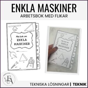Enkla maskiner: Flikbok / Arbetsbok med flikar - Fröken Anna