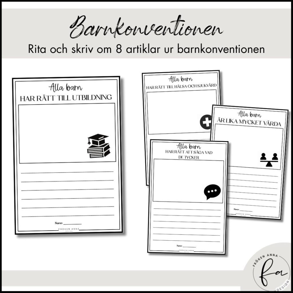 BARNKONVENTIONEN - Fröken Anna