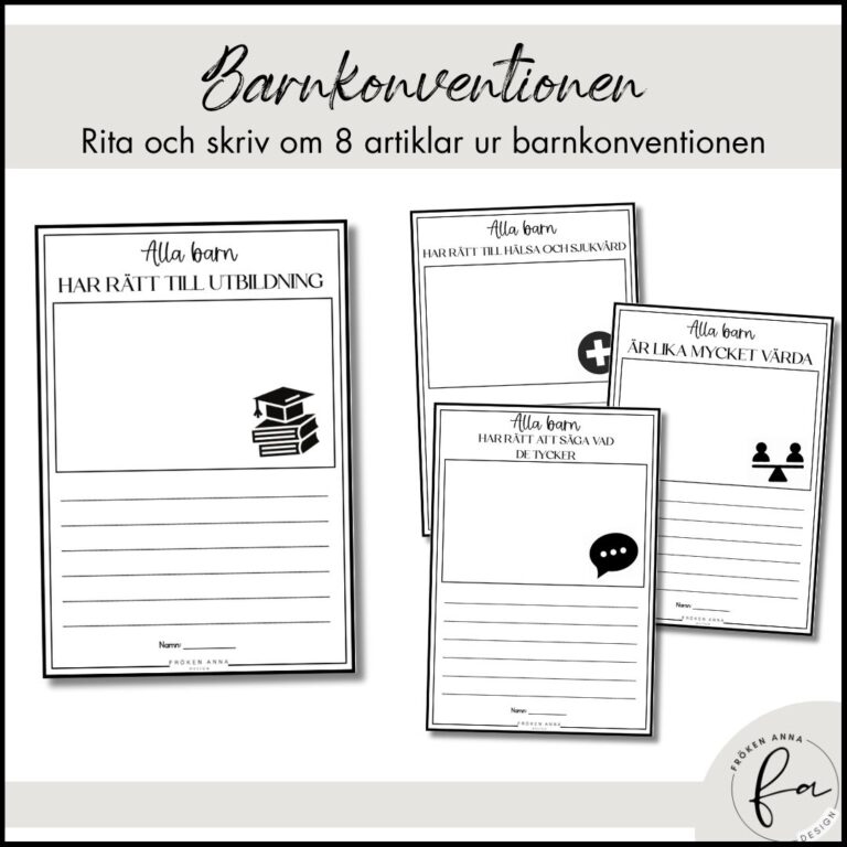 BARNKONVENTIONEN - Fröken Anna