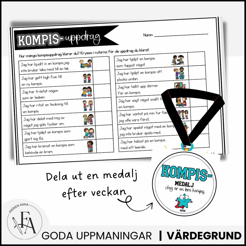 En bra kompis – värdegrundspaket med övningar för empati & gemenskap ...