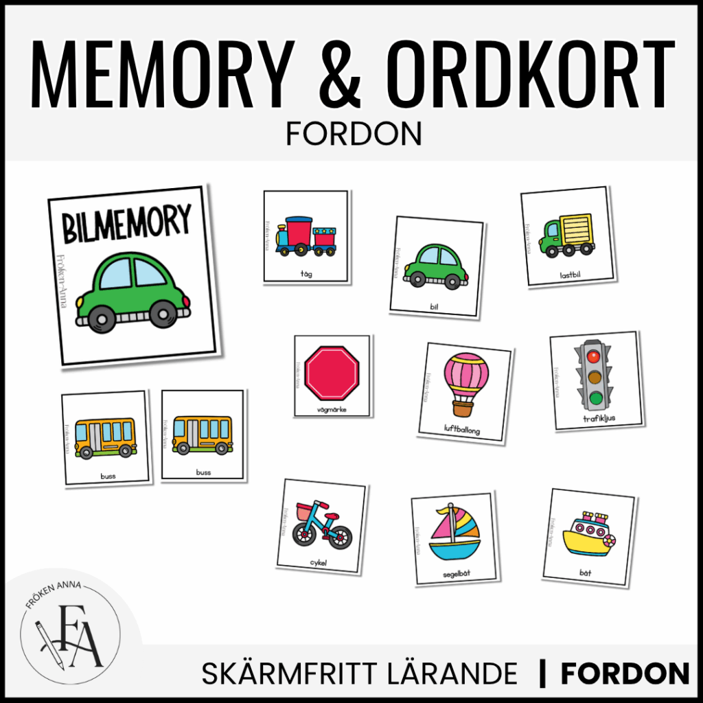 Fordon: Spåra och räkna - Fröken Anna
